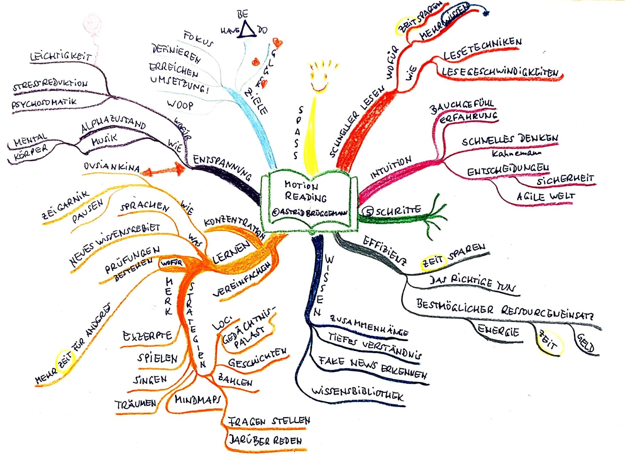 Wer entwickelte Speed Reading und Mind-Maps? - Astrid Brüggemann